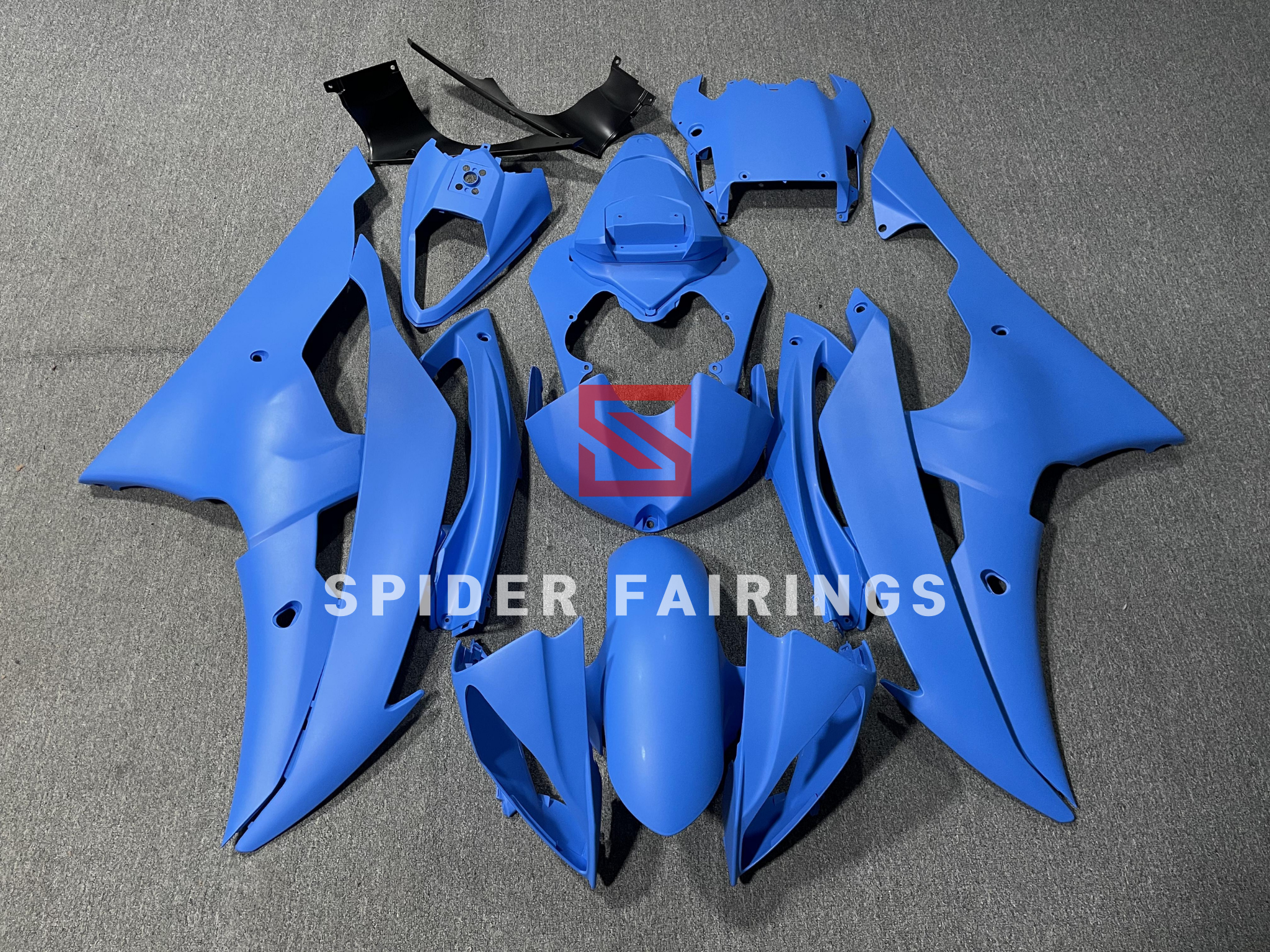 Matte Deep SkyBlue-Yamaha YZF R6 2008-2016 – SpiderFairings
