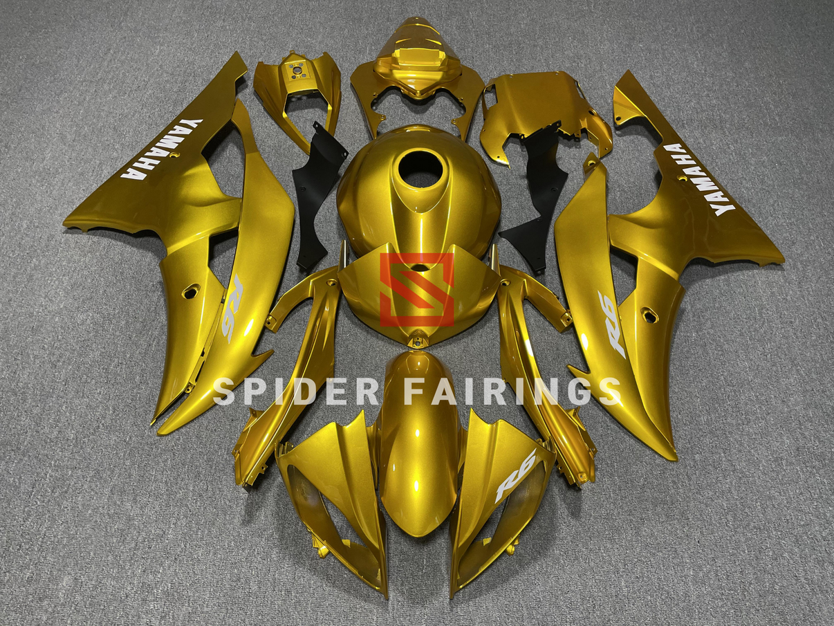 Gloss Golden-Yamaha YZF R6 2008-2016 – SpiderFairings