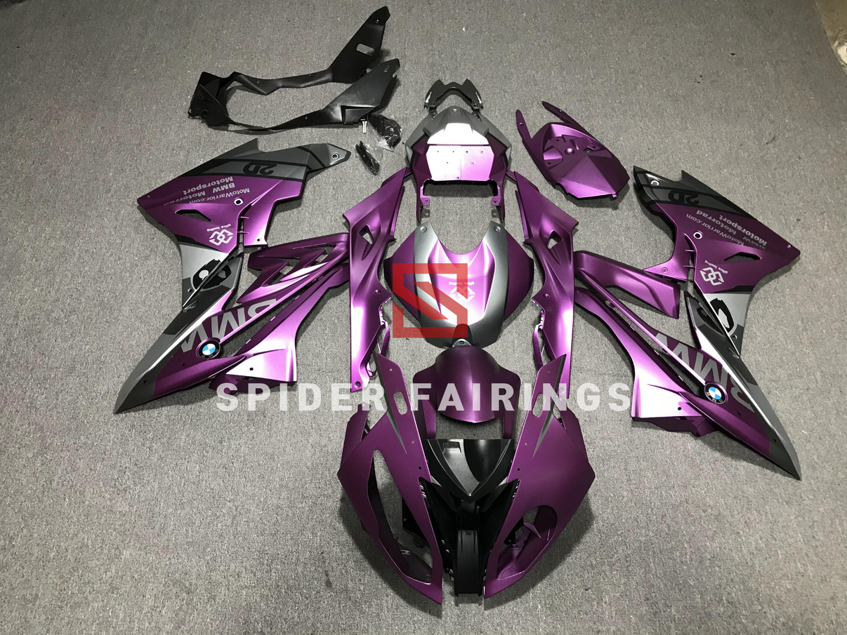 Matte Purple-BMW S1000RR 2017-2018 – SpiderFairings