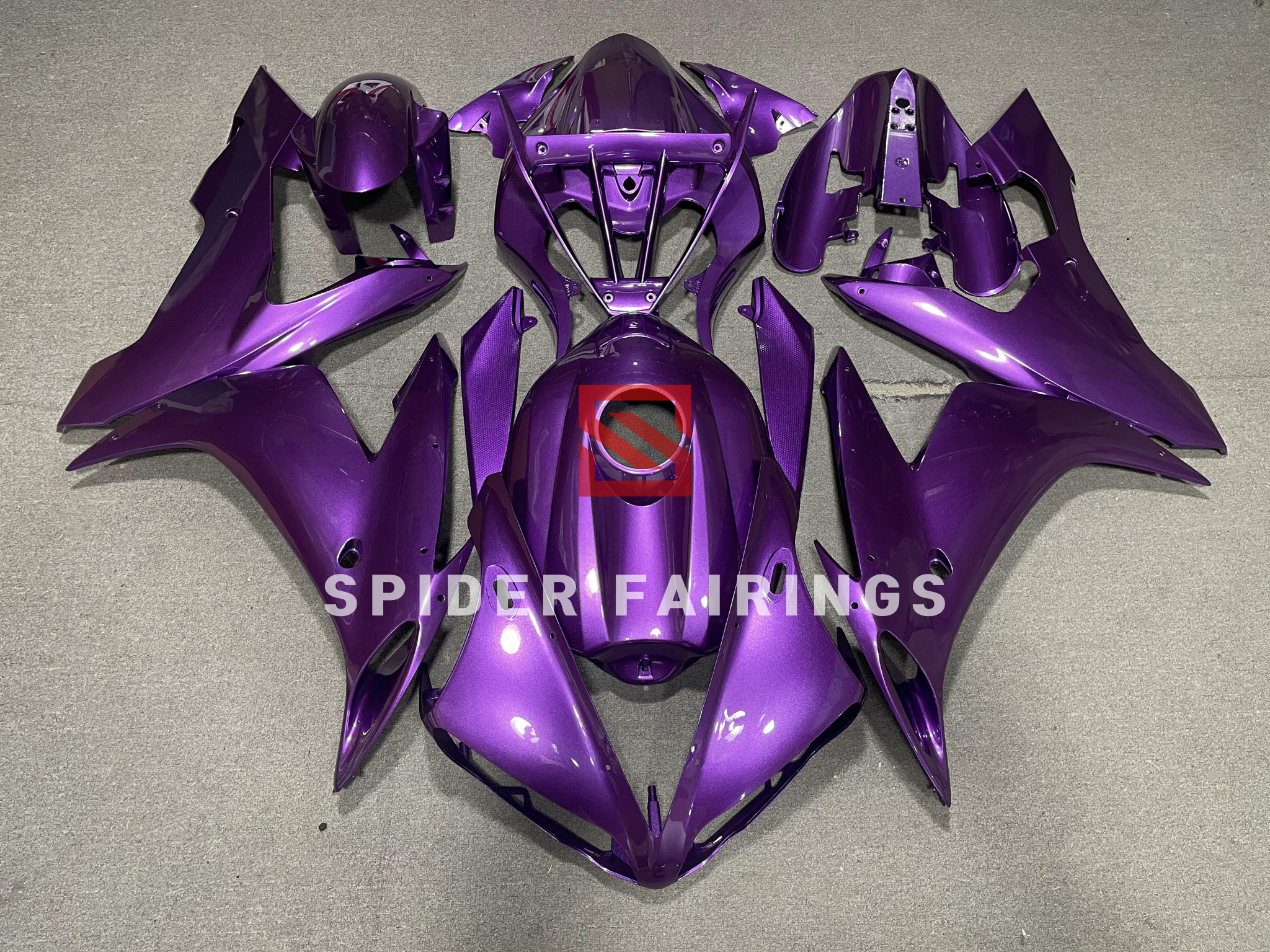 Gloss Pure Purple-Yamaha YZF R1 2004-2006 – SpiderFairings
