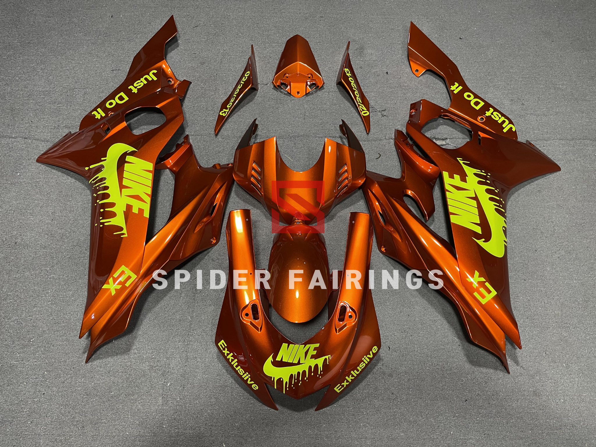 Dark Orange Nike-Yamaha YZF R6 2017-2022 – SpiderFairings