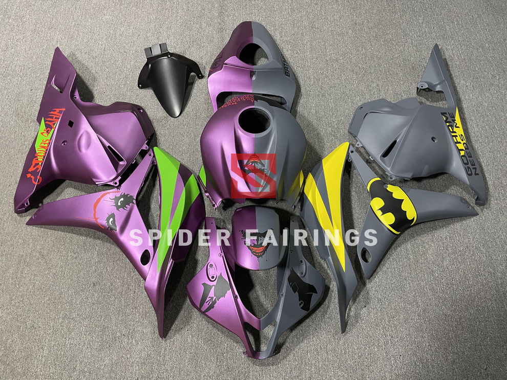 Matte Batman and Joker-Honda CBR600RR 2009-2012-Purple and Grey ...