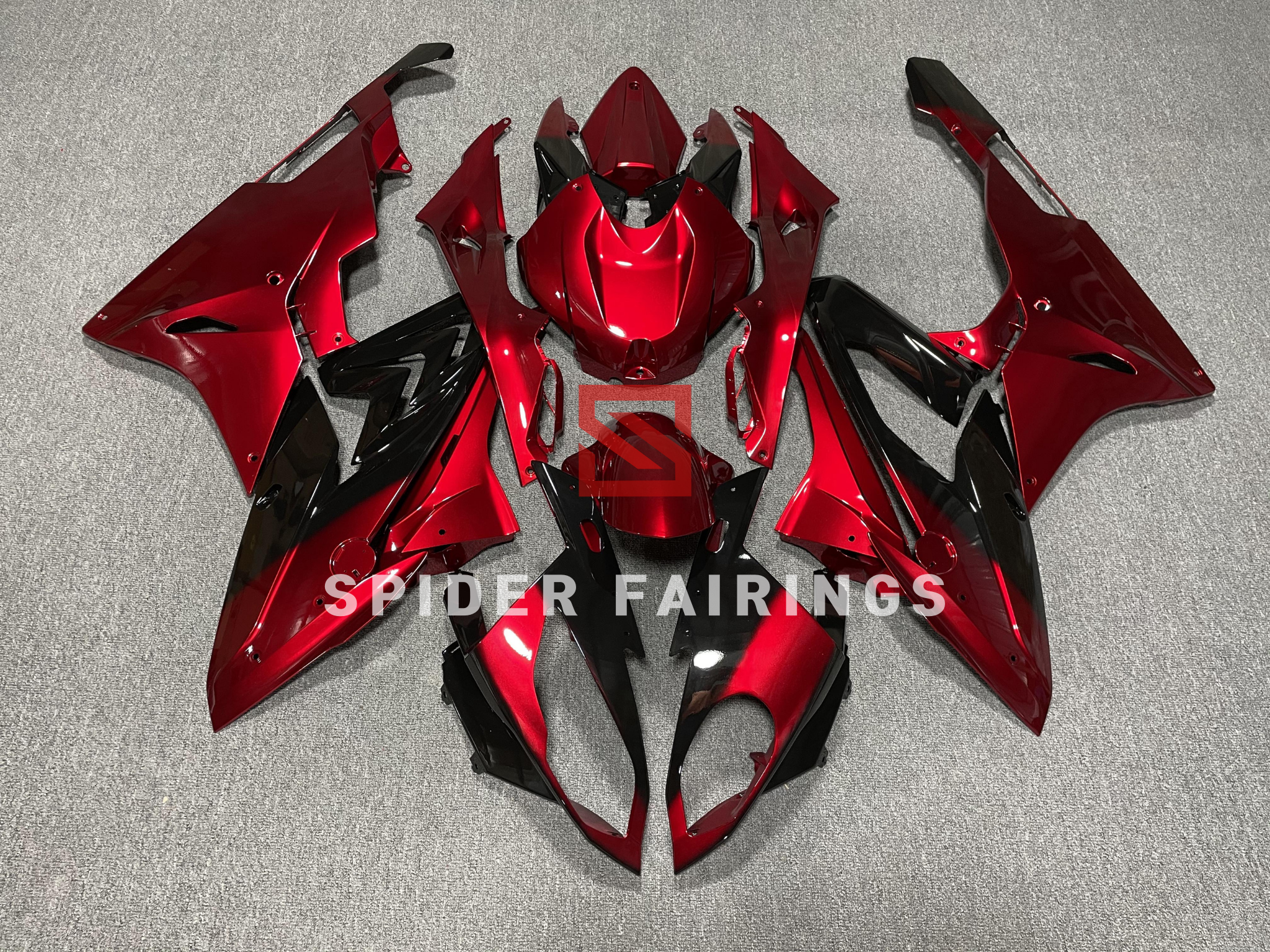 Dark Red-BMW S1000RR 2015-2016-Best Aftermarket Motorcycle Fairings ...