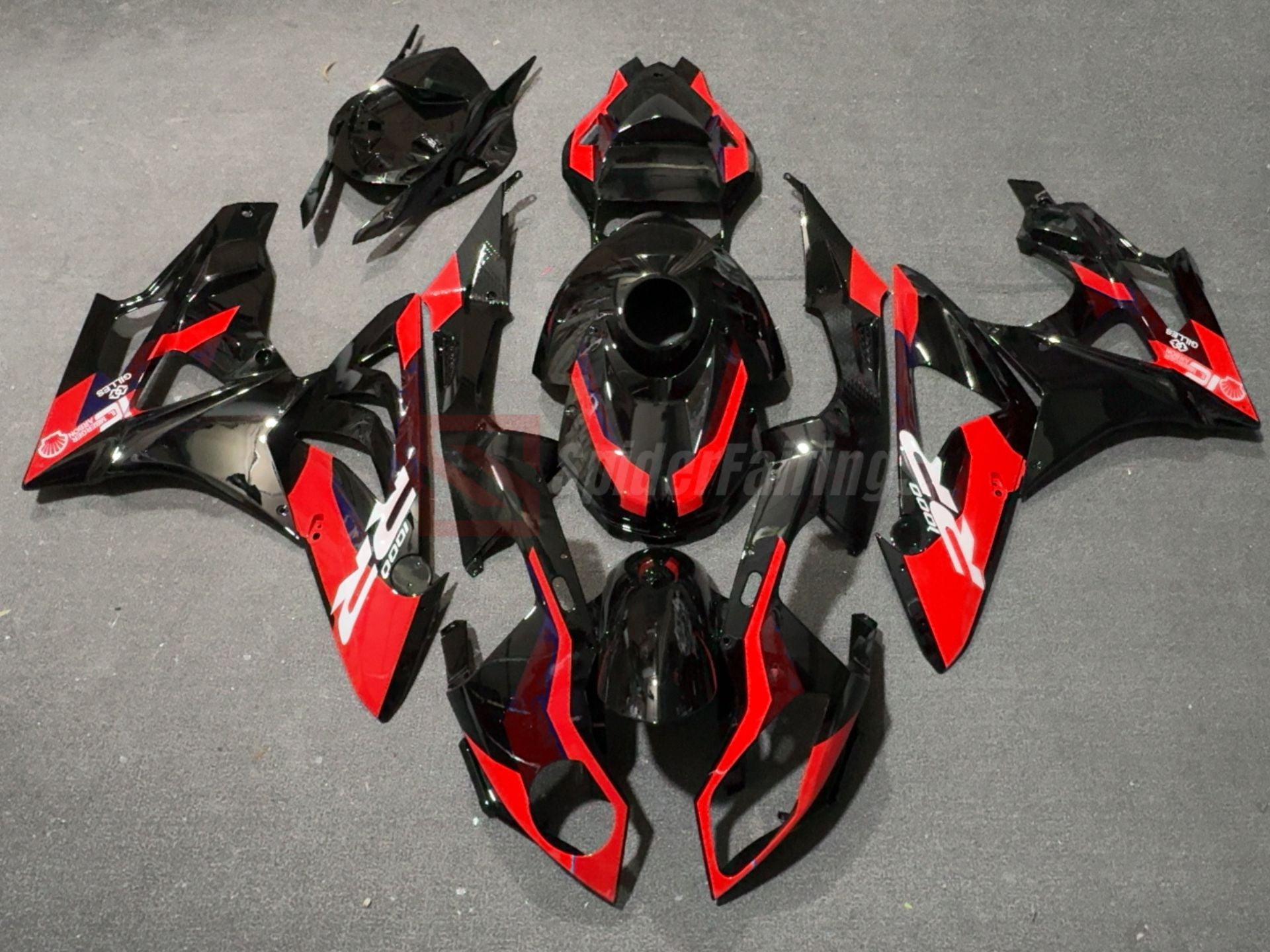Gloss Red and Black-BMW S1000RR 2009-2014 – SpiderFairings
