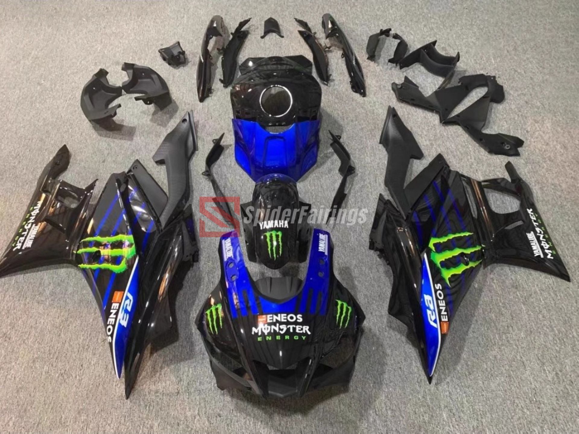 Monster-Yamaha R3 2019-2024 – SpiderFairings