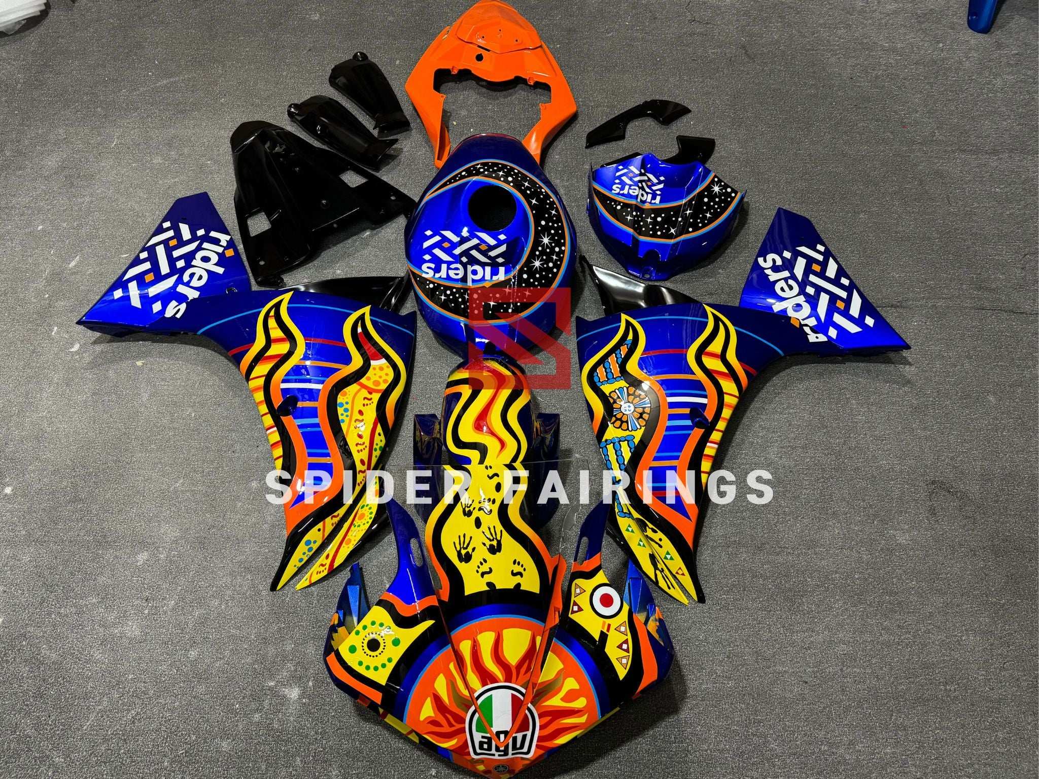 Tribal Design Snake-Yamaha R1 2009-2011 – SpiderFairings